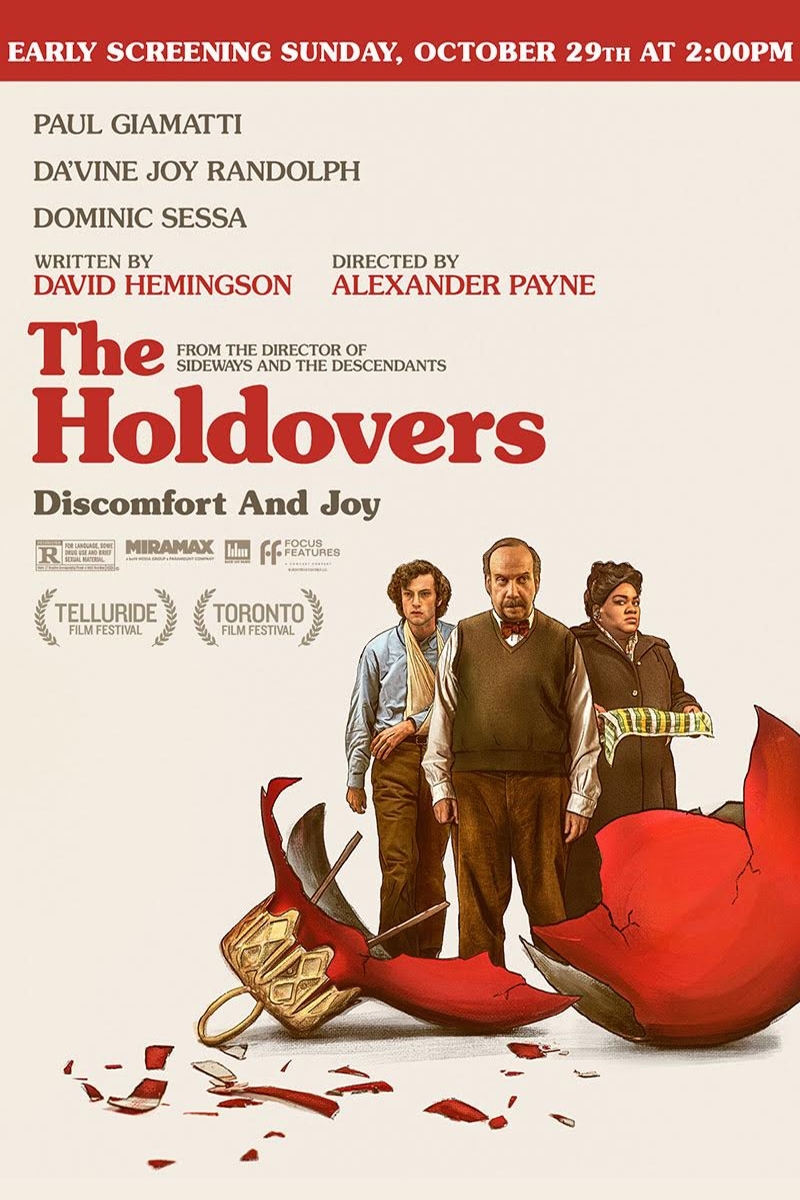 The Holdovers Early Access Screening Movie Times | Showbiz