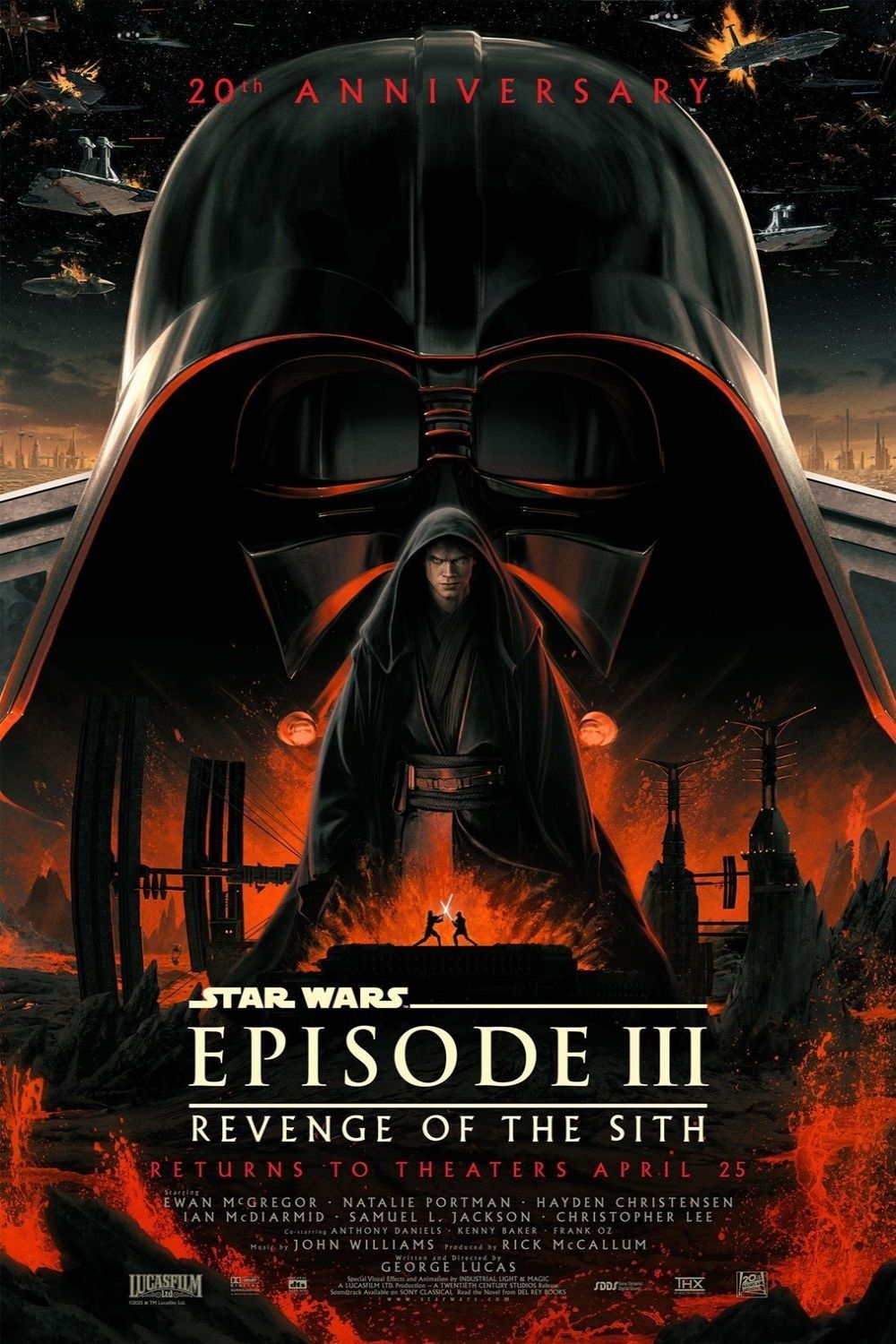 Now Showing Star Wars: Episode III Revenge of the Sith 20th Anniversary ...