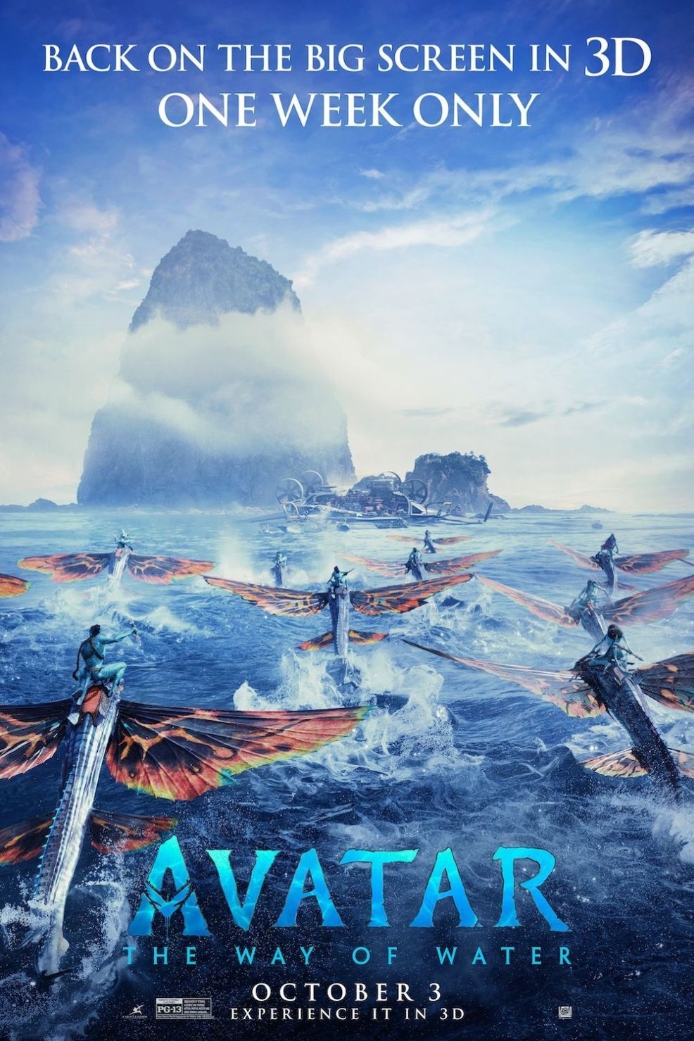 Avatar: The Way of Water Re-Release: The IMAX 3D Experience New York ...